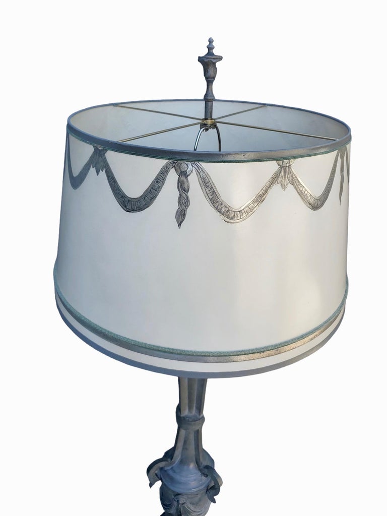 19th Century French Zinc Floor Lamps For Sale at 1stDibs