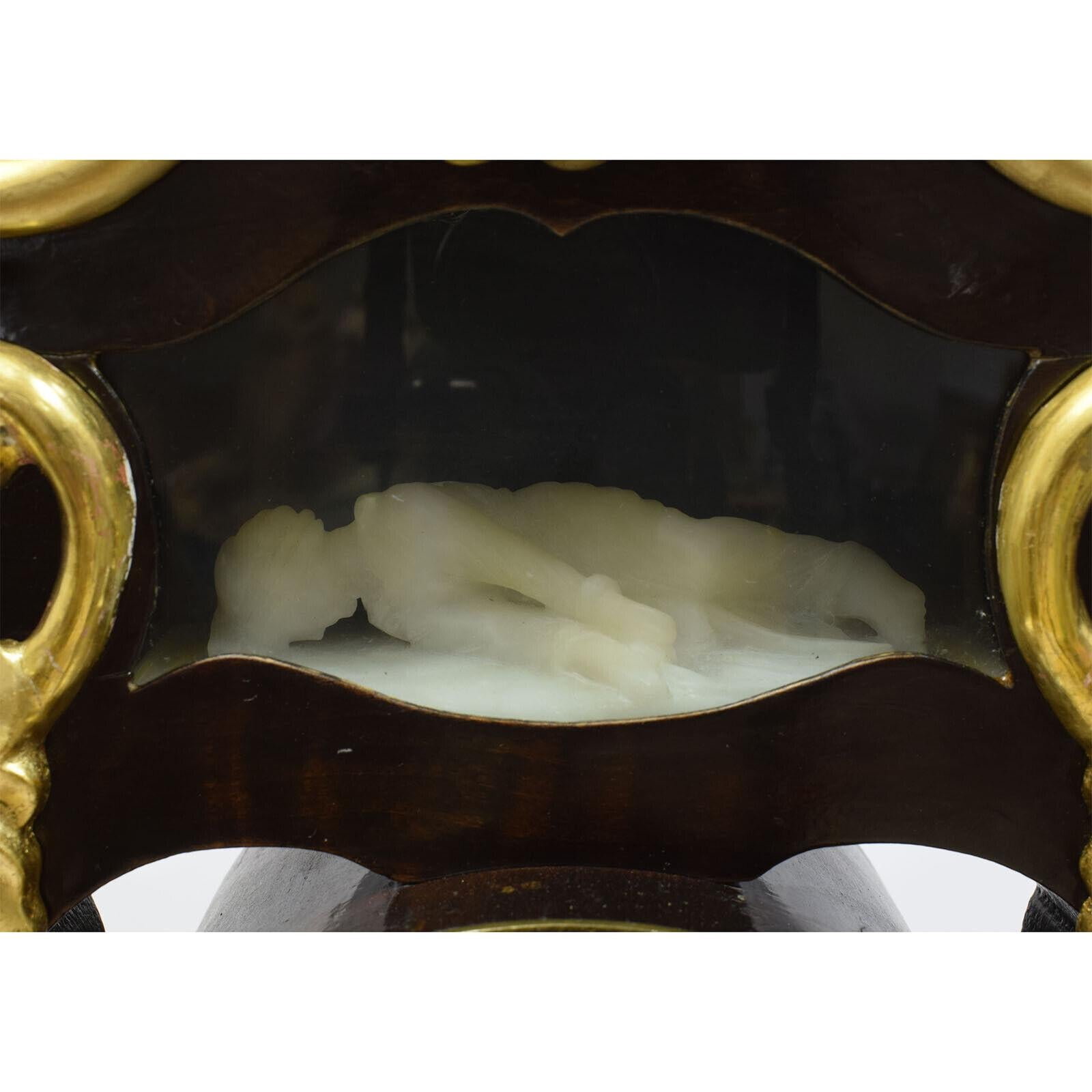 19th Century Functional Column Clock, Antique Mantel Clock with Portico ...