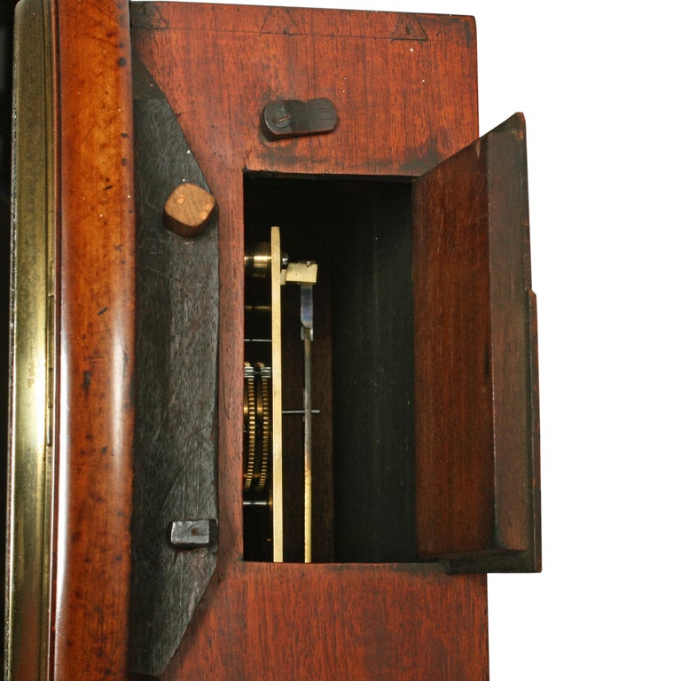 19th Century Fusee Wall Clock For Sale at 1stDibs