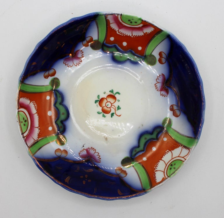 19th Century Gaudy Welsh "Herald" Pattern Cup and Saucer For Sale at ...