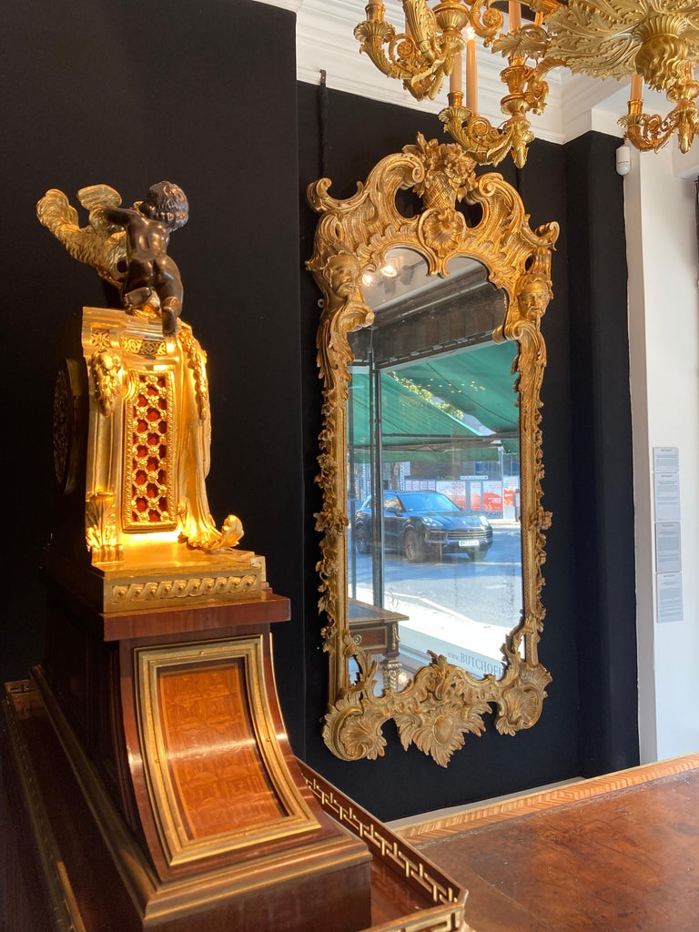 19th Century George II Style Pier Glass in the Manner of Matthias Lock ...