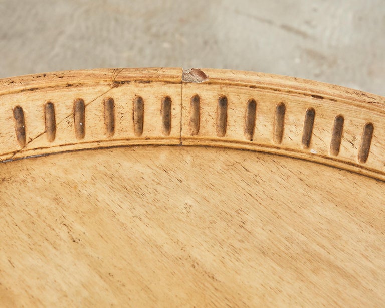 19th Century Georgian Bleached Mahogany Pie Crust Tripod Table For Sale ...