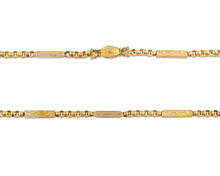 19th Century Georgian Gold Chain Necklace at 1stDibs