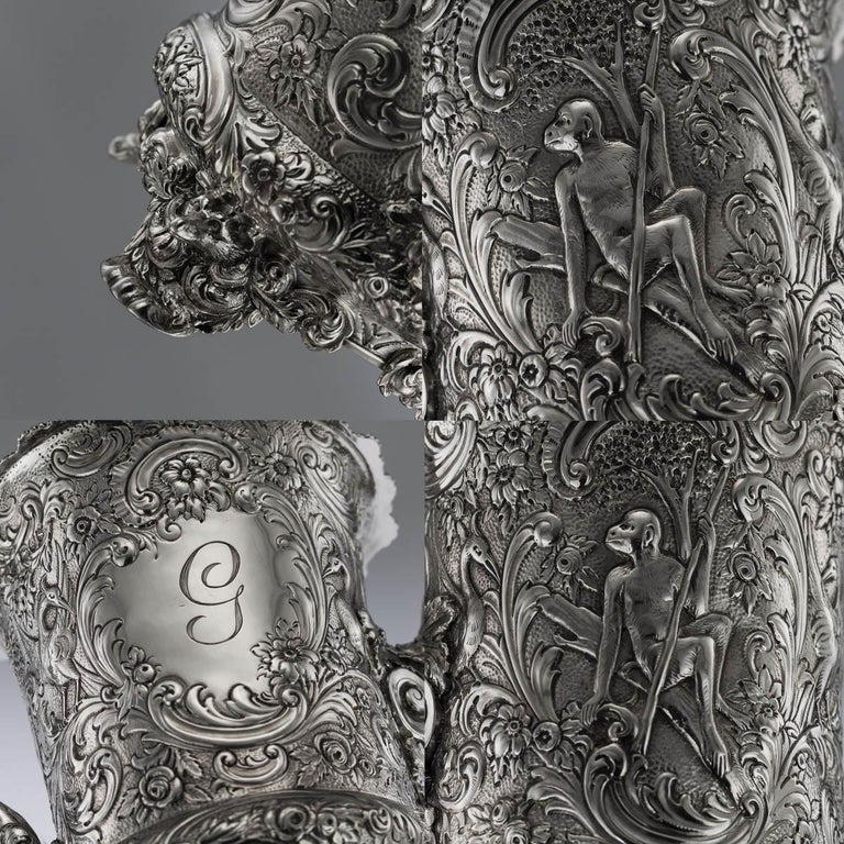 19th Century Georgian Silver Four-Piece Tea and Coffee Set, circa 1821 ...