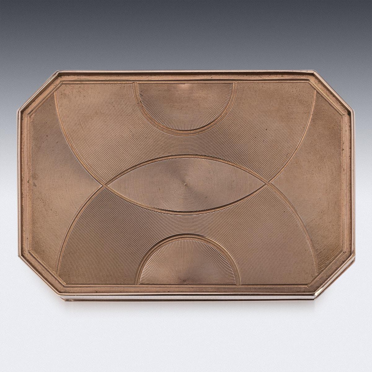 19th Century German 18k Gold Snuff Box, Hanau, c.1820 For Sale at 1stDibs