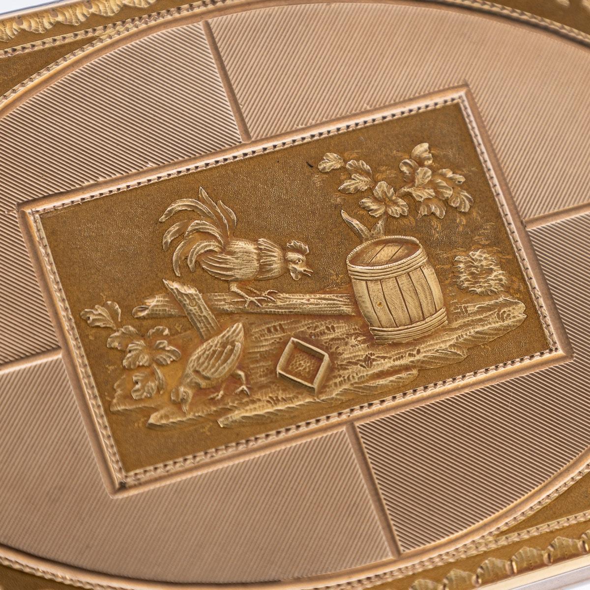 19th Century German 18k Gold Snuff Box, Hanau, c.1820 For Sale at 1stDibs