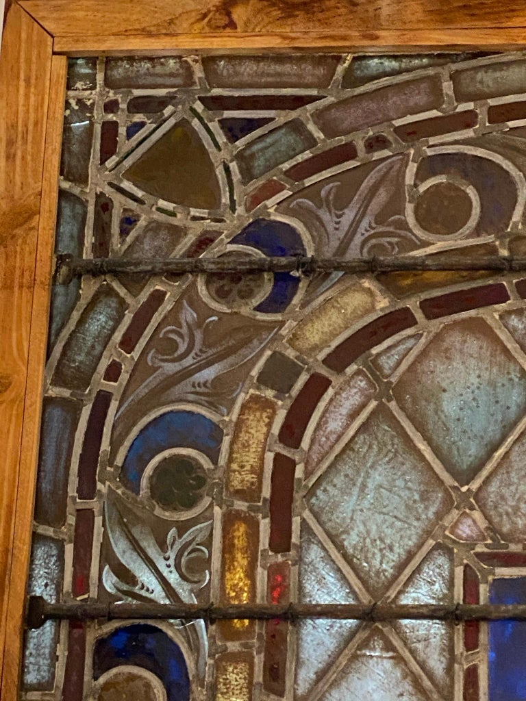 19th Century German Ecclesiastical Church Stained Glass Window For Sale ...