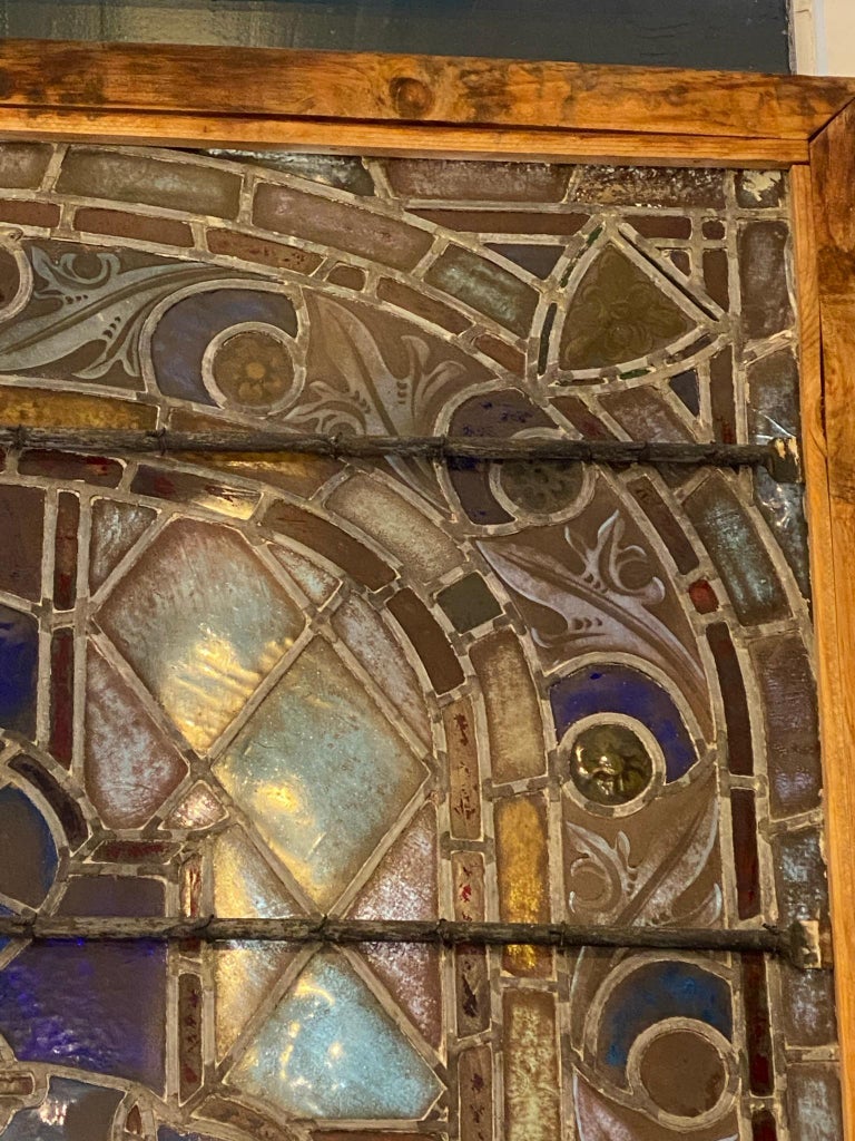 19th Century German Ecclesiastical Church Stained Glass Window For Sale ...