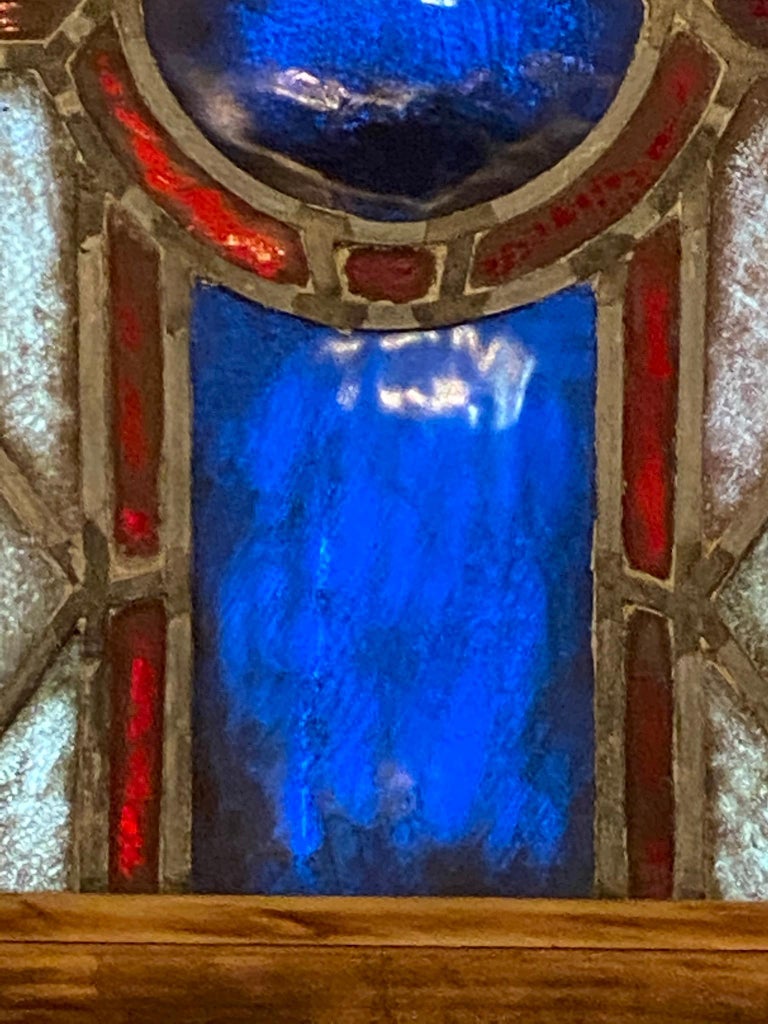 19th Century German Ecclesiastical Church Stained Glass Window For Sale ...