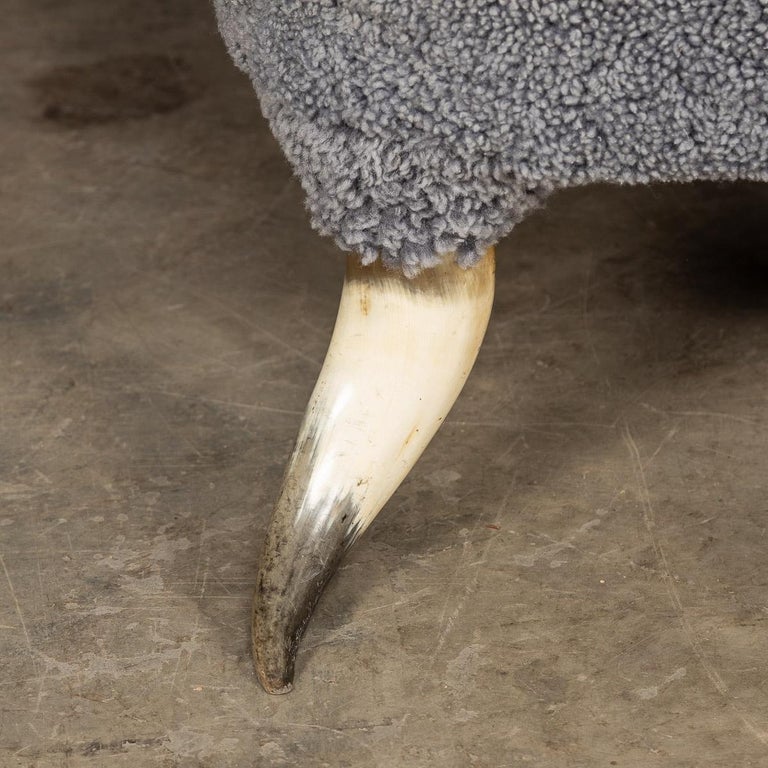 19th Century German Hall Bull Horn Chair, Black Forest, c.1880 For Sale ...