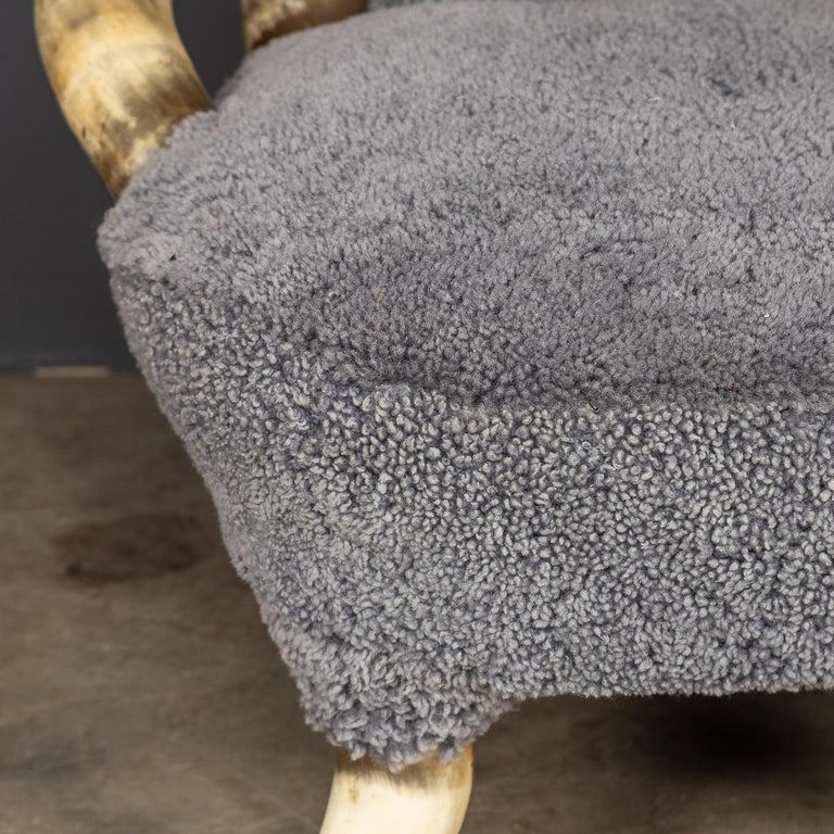 19th Century German Hall Bull Horn Chair, Black Forest, c.1880 For Sale ...