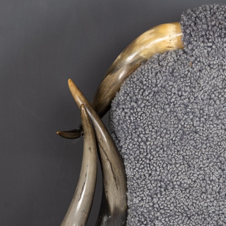 19th Century German Hall Bull Horn Chair, Black Forest, c.1880 For Sale ...