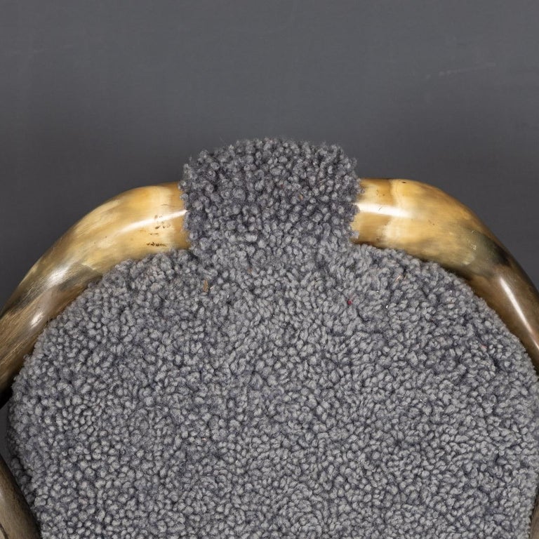 19th Century German Hall Bull Horn Chair, Black Forest, c.1880 For Sale ...