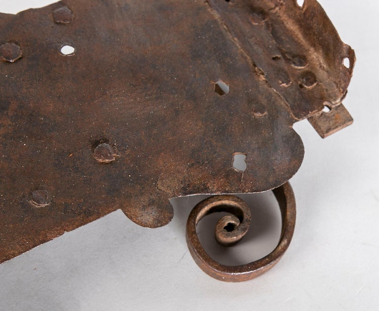 19th Century German Iron Door Lock For Sale at 1stDibs