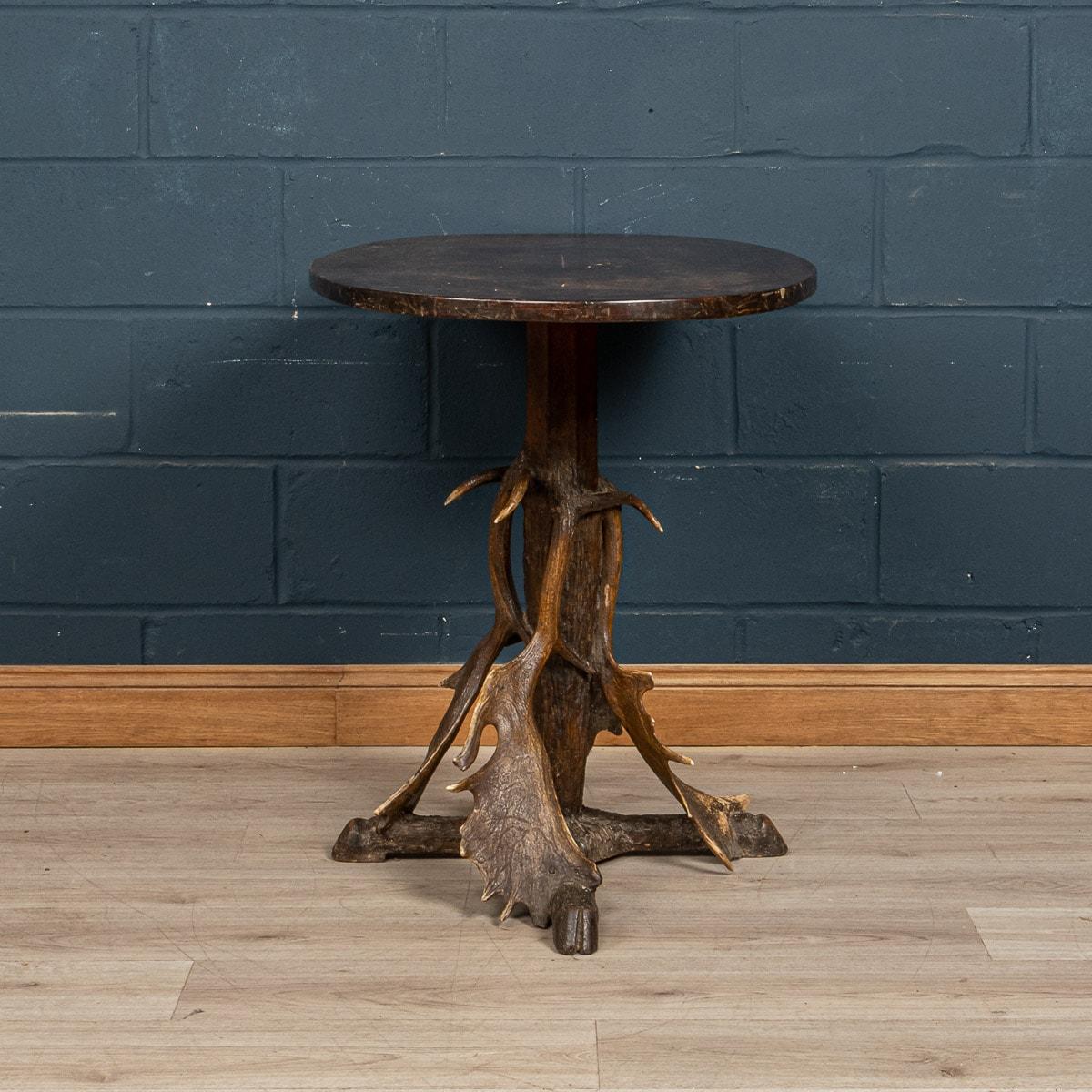 19th Century German Or Swiss Black Forest Occasional Table, c.1890 at ...