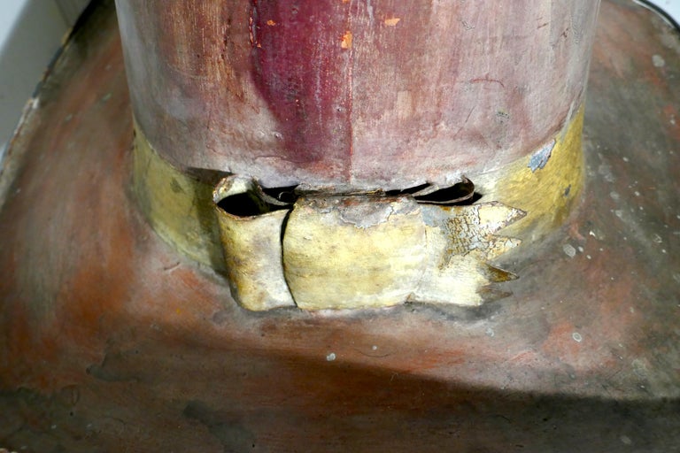 19th Century Giant American 10 Gallon Hat Original Shop Metal Trade ...