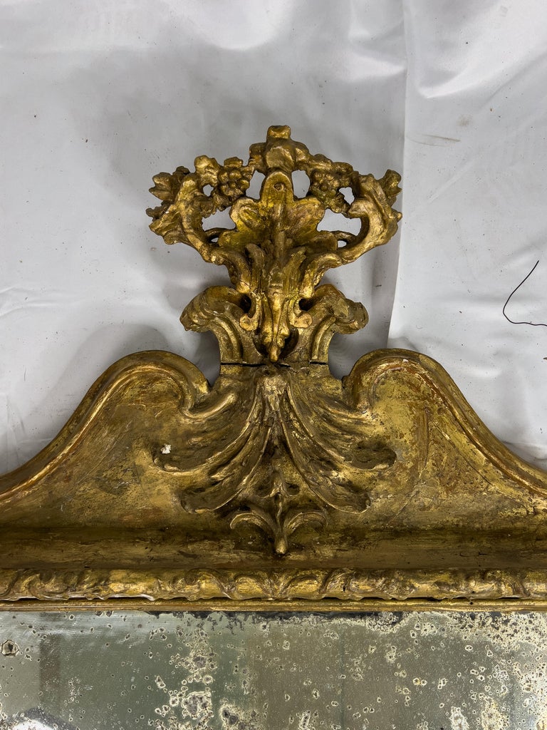 19th Century Gilded Mirror from Rome For Sale at 1stDibs