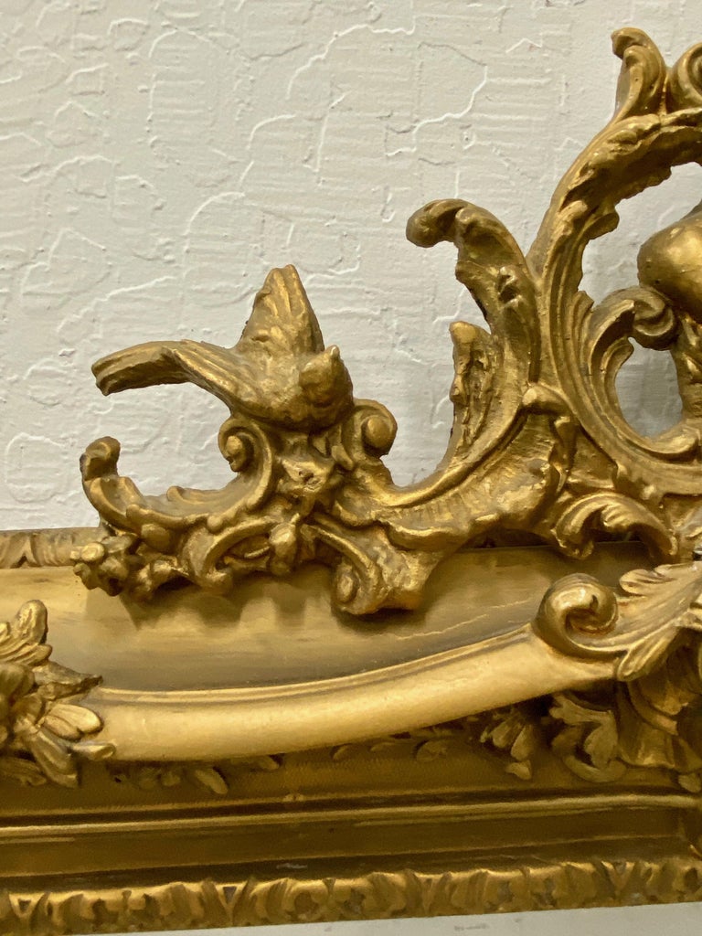 19th Century Gilded and Sculpted Gesso Frame at 1stDibs | gesso frame