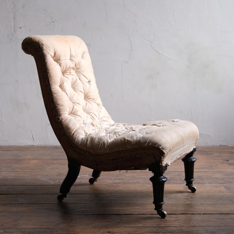 19th Century, Gillows Slipper Chair For Sale at 1stDibs