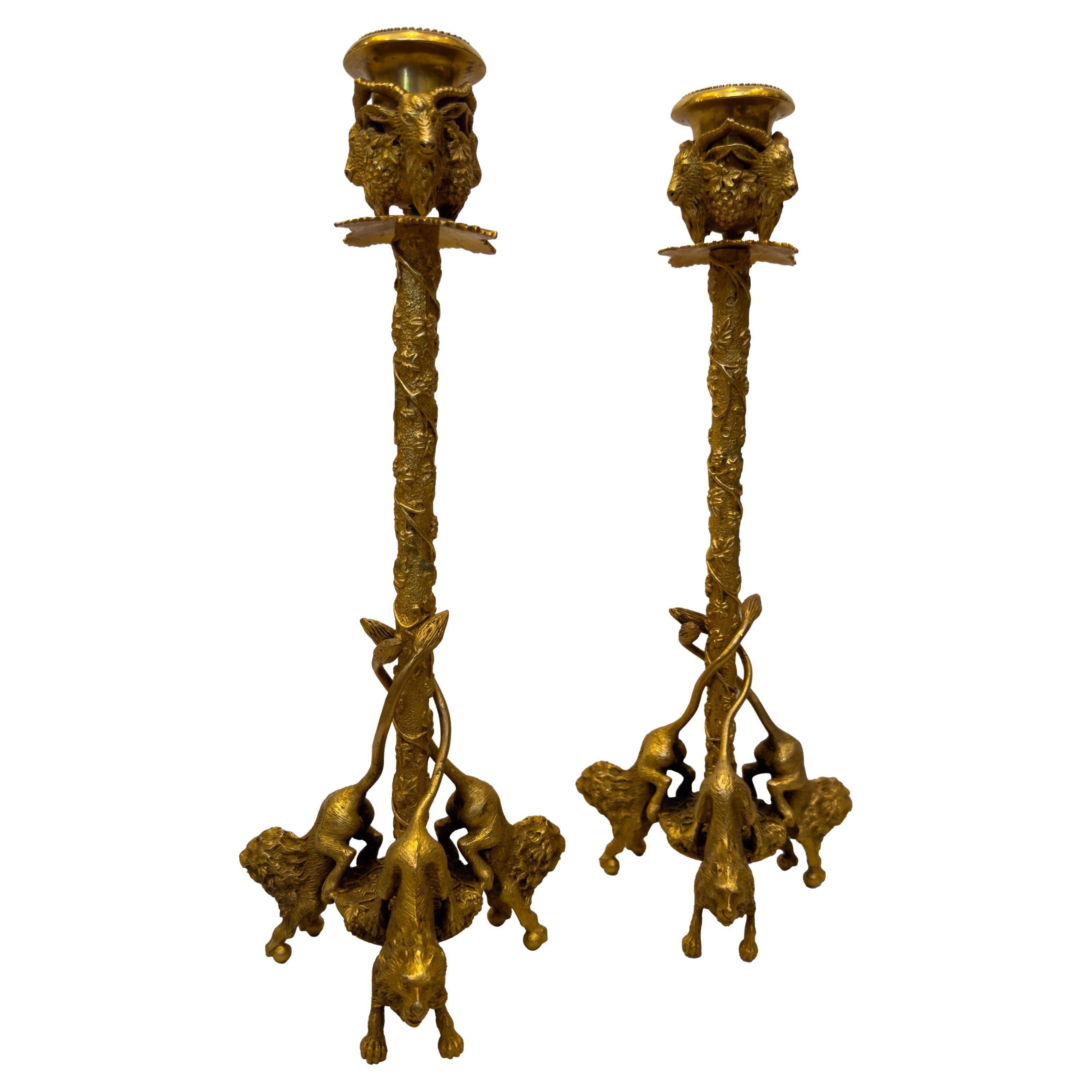 Bronze Sculpture Group “Family of Deer” by Christophe Fratin and ...