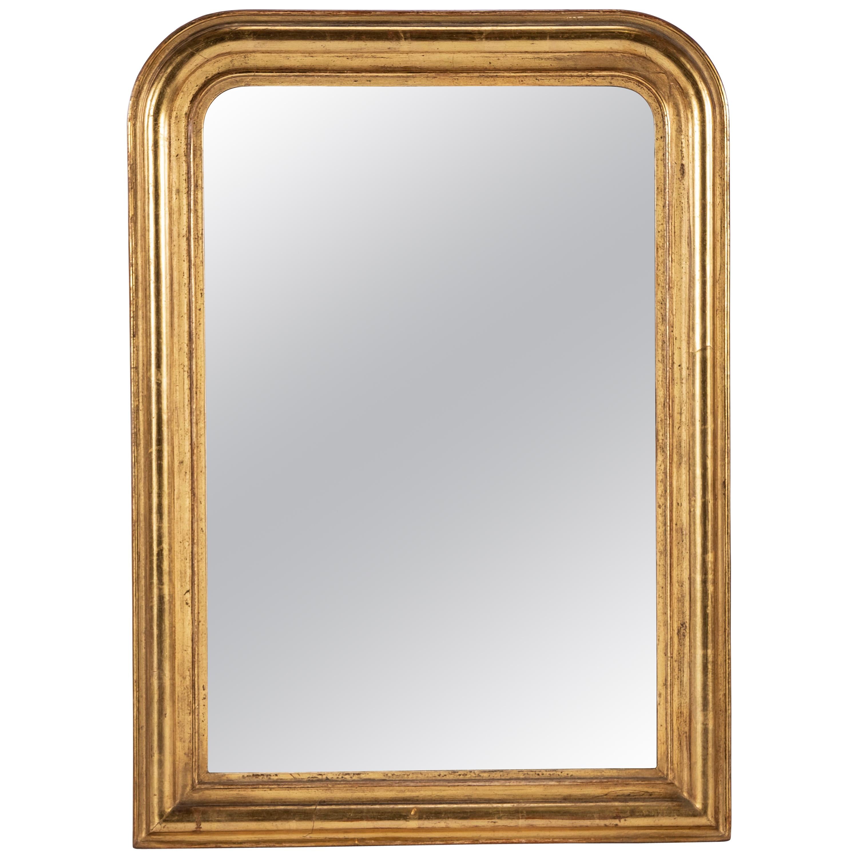 19th Century Silver Gilt Louis Philippe Mirror For Sale at 1stDibs