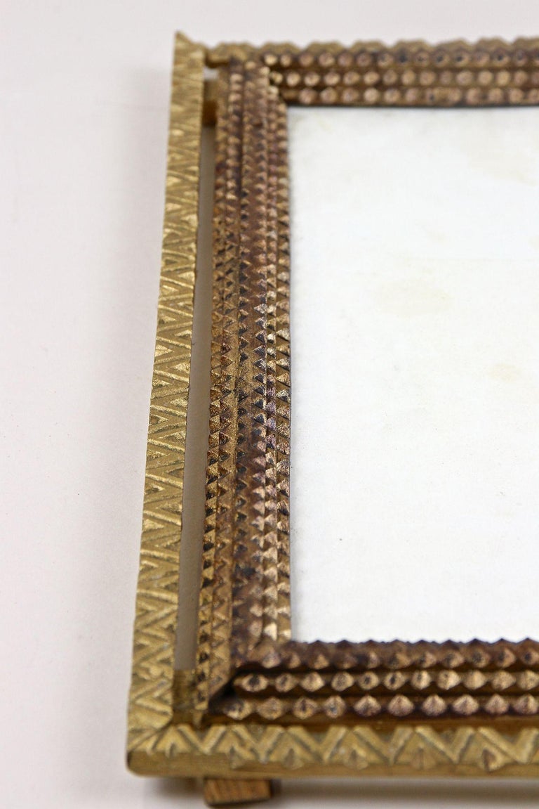 19th Century Gilt Rustic Tramp Art Photo Frame, Austria, circa 1870 For ...