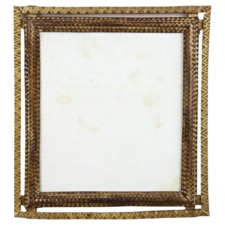 19th Century Gilt Rustic Tramp Art Photo Frame, Austria, circa 1870 For ...