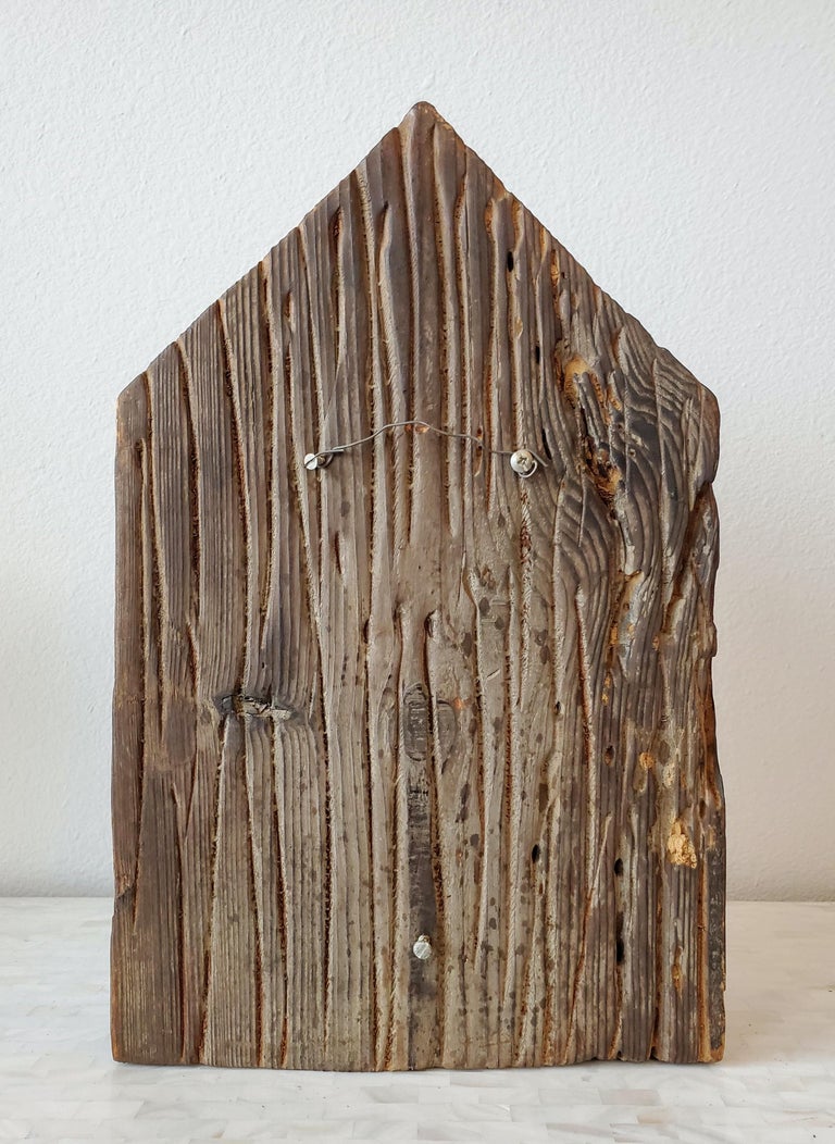 19th Century Religious Hand-Painted Altar Triptych Icon Ecclesiastical Art For Sale at 1stDibs