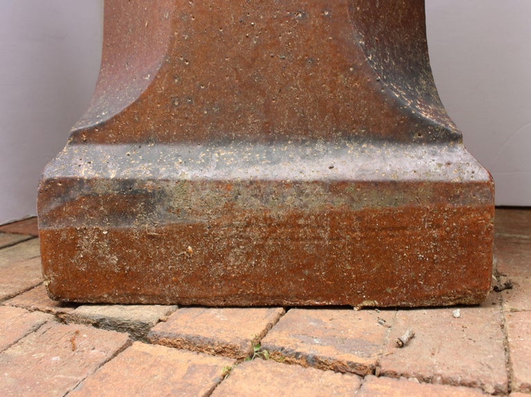 19th Century Glazed Stoneware English Chimney Pot For Sale at 1stDibs