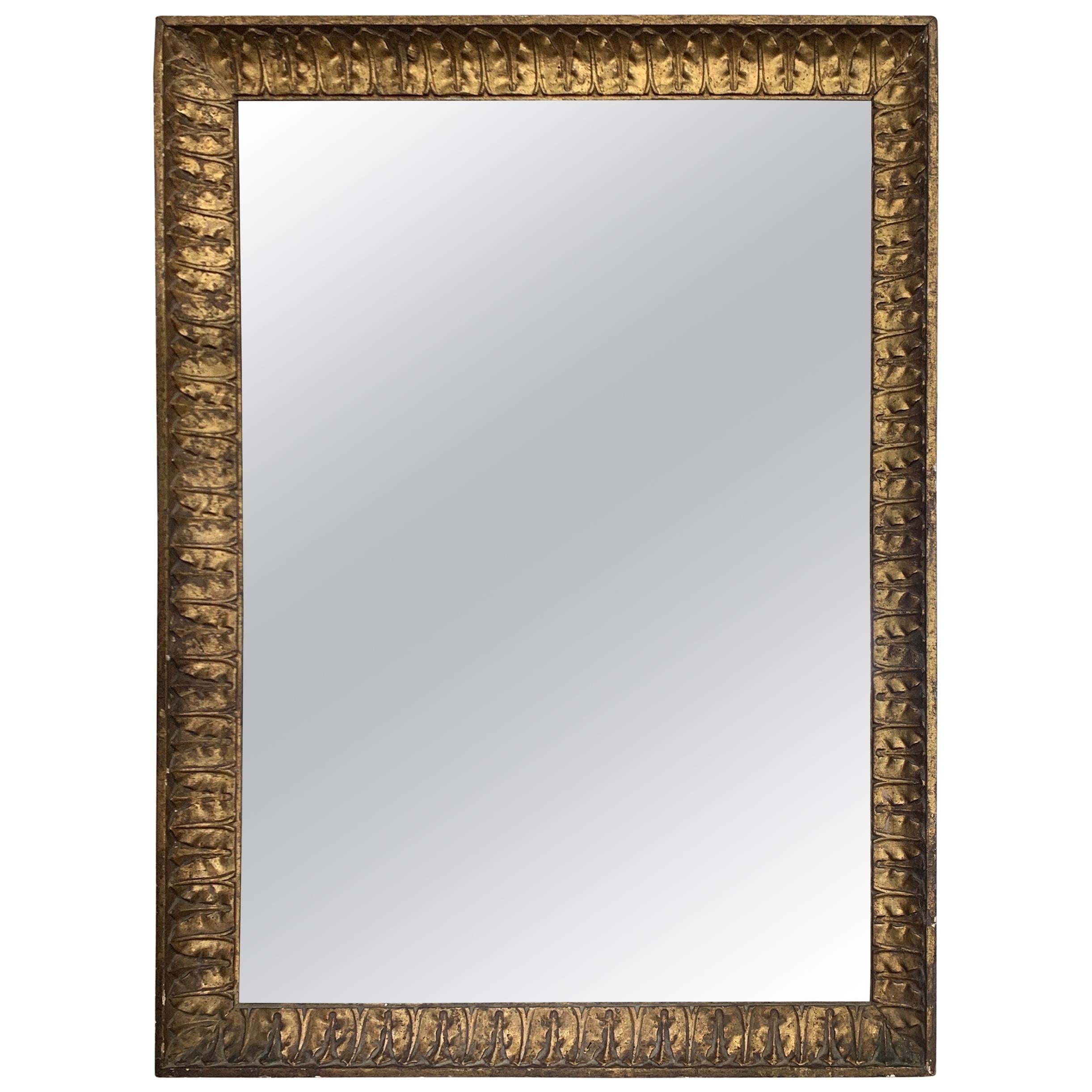 Mid-19th Century Gilt Classical Acanthus Looking Glass Mirror For Sale ...