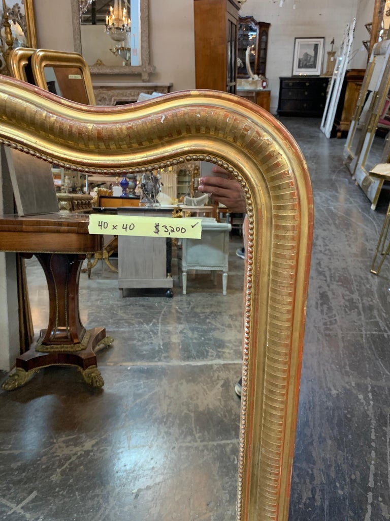 19th Century Gold Louis Philippe Mirror at 1stDibs