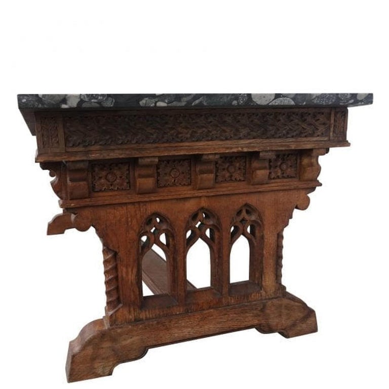 19th Century Gothic Revival Table by Henri Fourdinois at 1stDibs