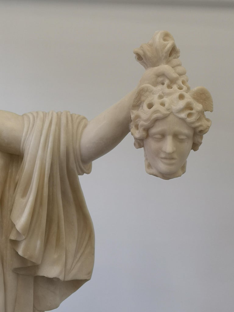 19th Century Grand Tour Marble Sculpture of Perseus and Medusa For Sale ...