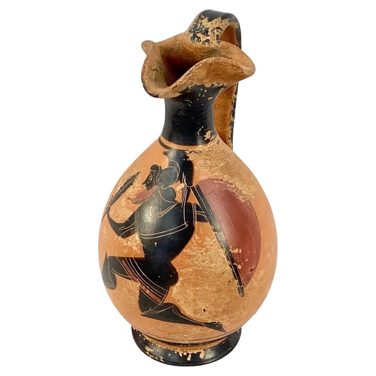 19th Century Greek Grand Tour Pottery Jug For Sale at 1stDibs