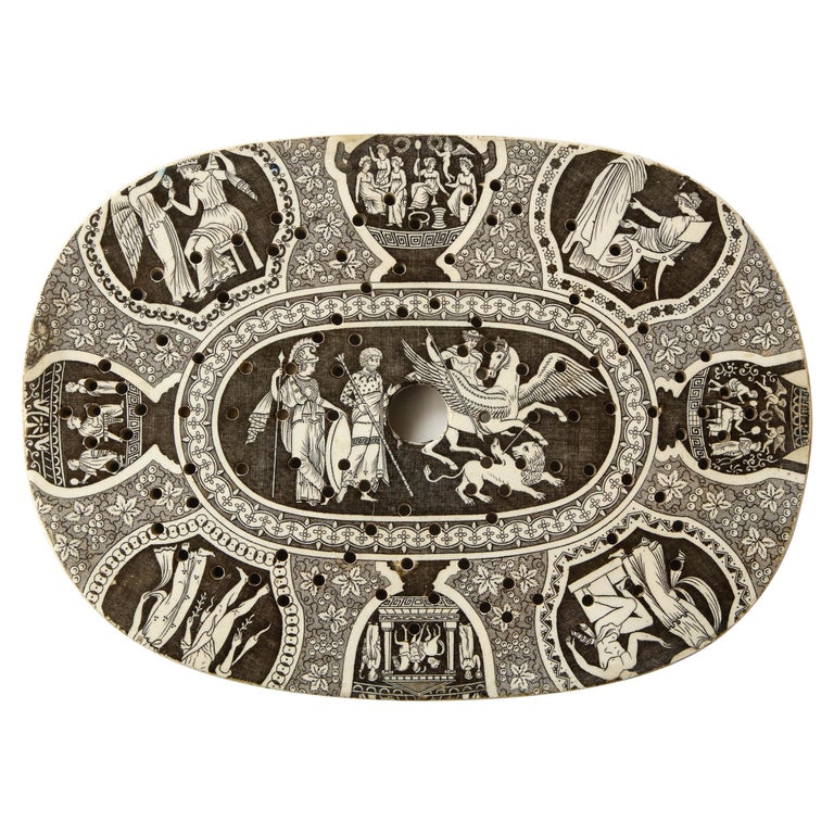 19th Century Greek Patter Strainer, Possibly Copeland at 1stDibs