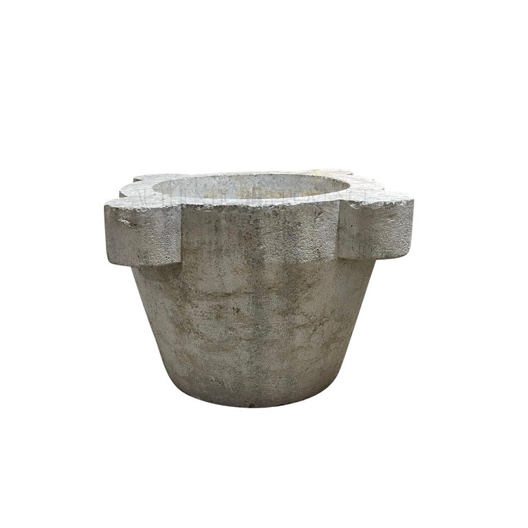 19th Century Grey-Brown Italian Oversized Marble Mortar and Pestle ...