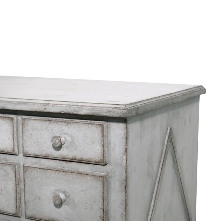 19th Century Grey Swedish Pair of Oakwood Pharmacy Desks - Apothecary ...