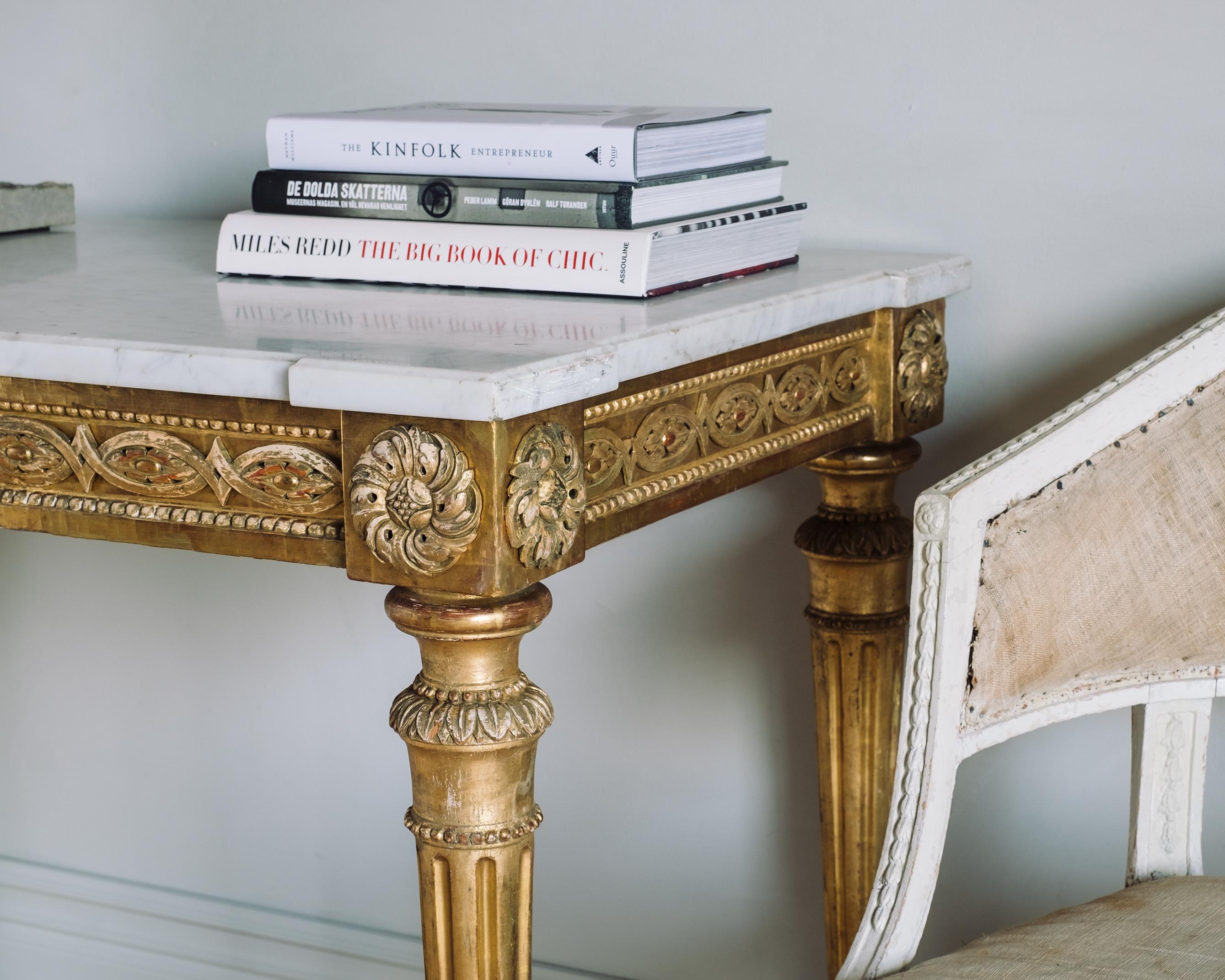 19th Century Gustavian Centre Console Table at 1stDibs