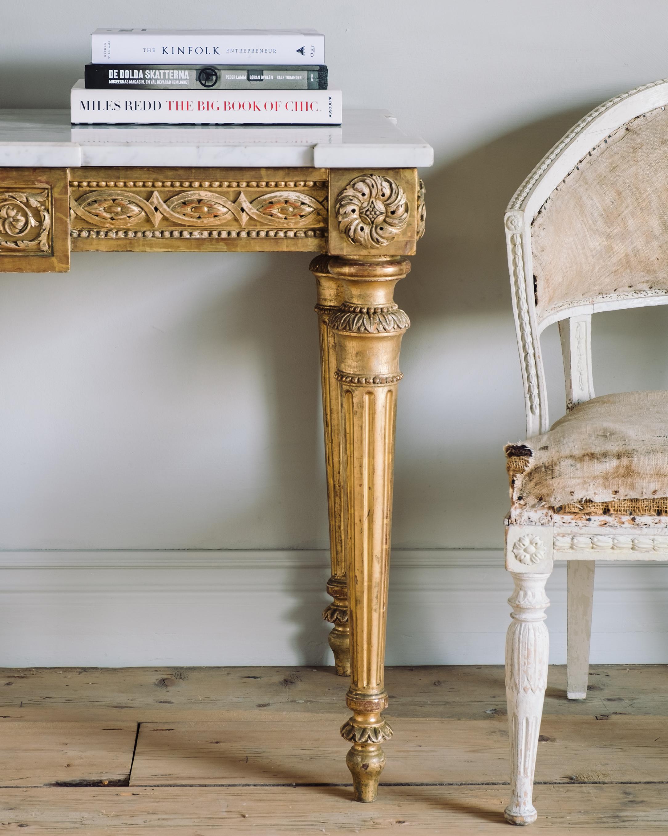 19th Century Gustavian Centre Console Table at 1stDibs