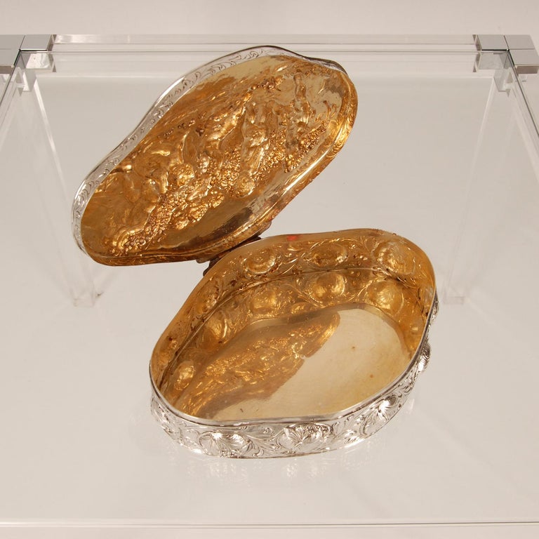 Hanau Silver Jewelry Box J.D.Schleissner and Sons Antique German Casket ...