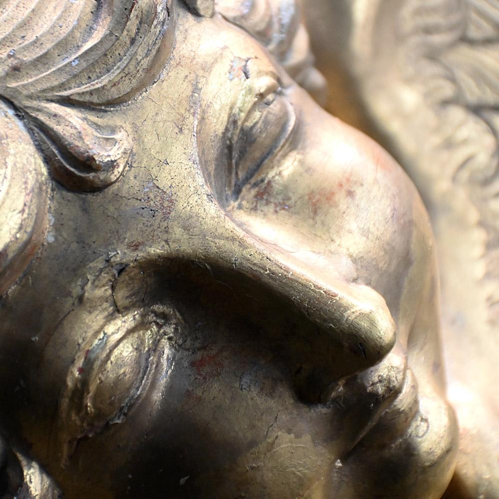 19th Century Hand Carved Angel Form For Sale at 1stDibs