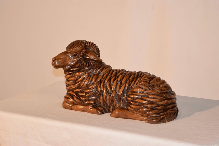 19th Century Hand-Carved Sheep at 1stDibs