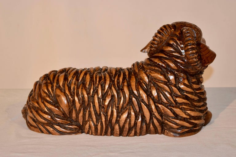 19th Century Hand-Carved Sheep at 1stDibs