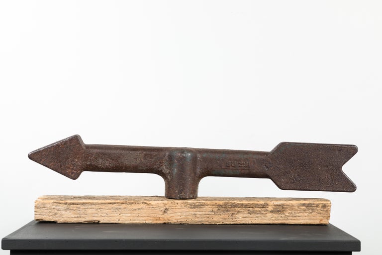 19th Century Hand Forged Heavy Iron Arrow at 1stDibs