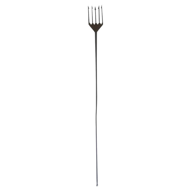 19th Century Hand Forged Iron Harpoon on Custom Wall Mount For Sale at ...