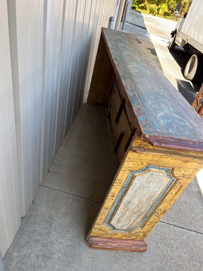 19th Century Hand Painted Italian Neoclassical Style Credenza or ...