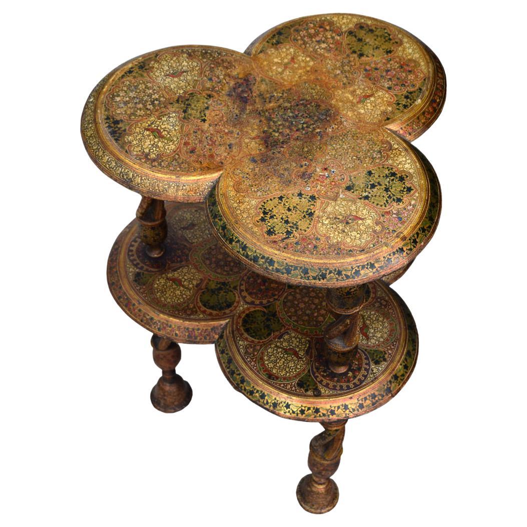 Kashmiri Carved Tables - For Sale on 1stDibs