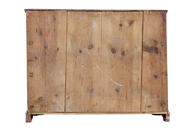 19th century hand painted Swedish chest of drawers For Sale at 1stDibs