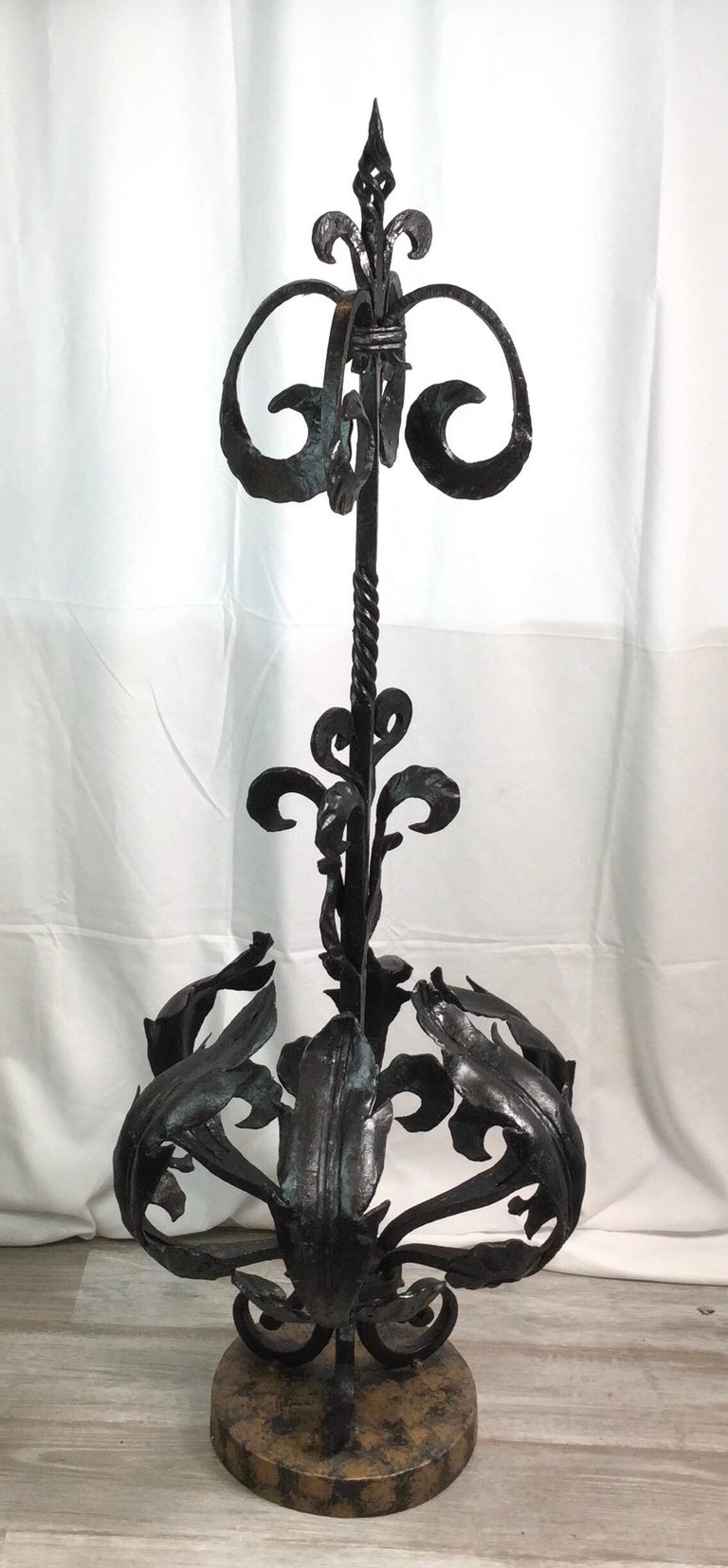 19th Century Handwrought Iron Spire For Sale at 1stDibs