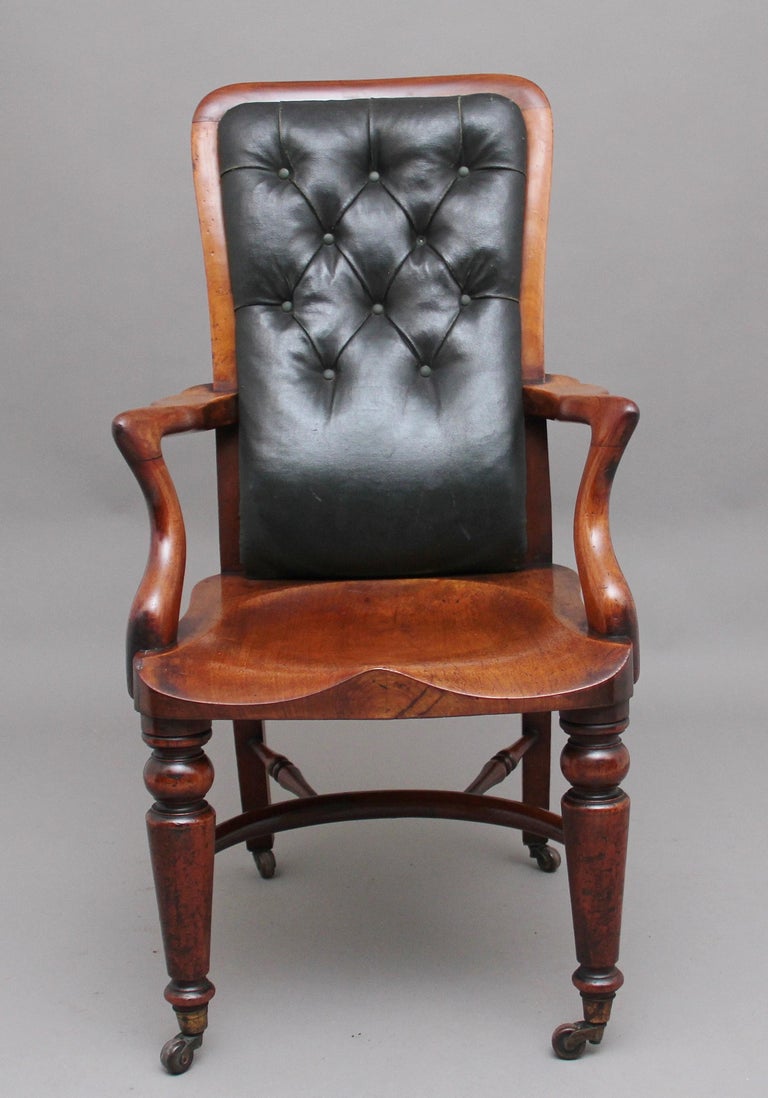 19th Century Heals of London Library Chair at 1stDibs | heals library ...